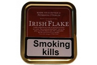 Peterson Pipe Tobacco Irish Flake 50g Tin - Cigar club