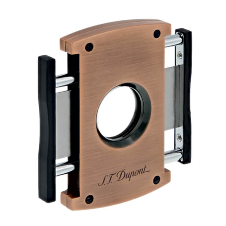 ST Dupont Slim 7 Lighter & Cigar Cutter Set – Brushed Copper - Cigar club